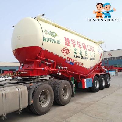 中国 空気懸濁液3の車軸スーダン、ソマリア、タンザニア、チュニジア、ウガンダ、ザンビアへの販売の輸出のための乾燥したバルク タンカーのトレーラー 販売のため