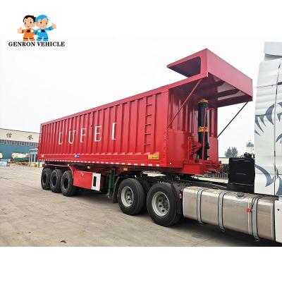 China Impact Resistance Construction  Tipper Q235 Dump Semi Trailers for sale