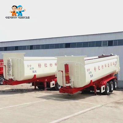 Cina marca di Genron degli assi di 50T 60T 3 con lo scarico meccanico della sospensione che fornisce di punta il rimorchio dei semi del carico del camion in vendita