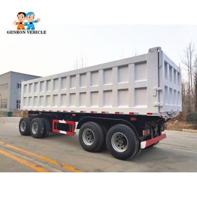 Cina 2 il rimorchio del camion dei semi dello scarico degli assi 50T per le sabbie della consegna esporta verso il Kazakistan, l'Uzbekistan, Malesia, ecc. in vendita