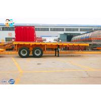 China Strong Rigidity Strength Leaf Spring 20ft 45T Flatbed Utility Trailer for sale