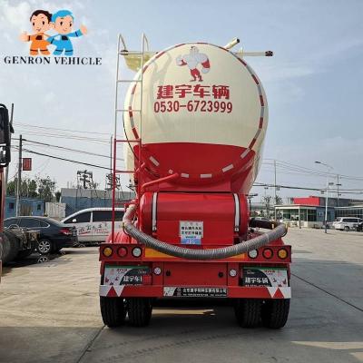 中国 ディーゼル機関50のトンVは3つの車軸をセメントで接合しているバルク トレーラーを形づける 販売のため