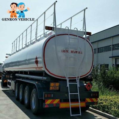Cina Non rimorchio di trasporto del latte degli assi 50000L 50CBM del giacimento di petrolio 4 di perdita in vendita