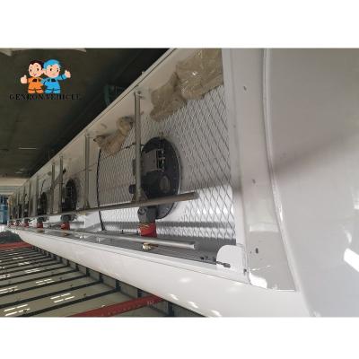 Cina 45000 litri di benzina trasferiscono il rimorchio liquido a perfetta tenuta ovale dell'autocisterna in vendita