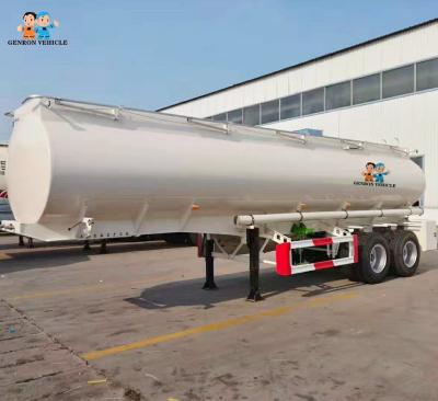 China Aanhangwagen van de de Klep de Brandbare 40ton Vloeibare Tanker van de bodemnoodsituatie Te koop