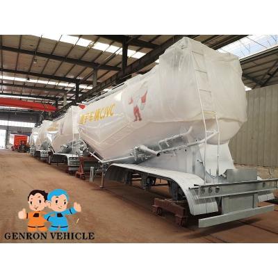 China Reboque maioria seco do petroleiro do cimento 50CBM de 60 toneladas da suspensão do ar à venda