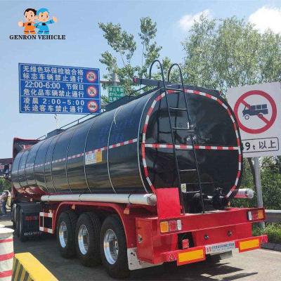 中国 機械懸濁液3の車軸40Tはタンカーのトレーラーをアスファルトで舗装する 販売のため