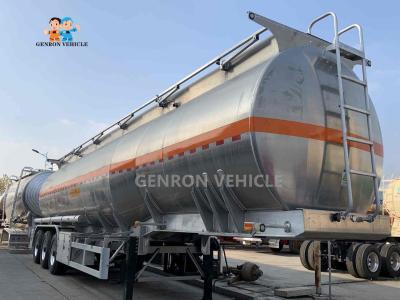 China 45000L 5 Aanhangwagen van de de Legerings de Vloeibare Tanker van het Compartimentenaluminium Te koop