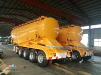 China 100cbm V Type Fly Ash 80T Loading Cement Tanker Trailer for sale