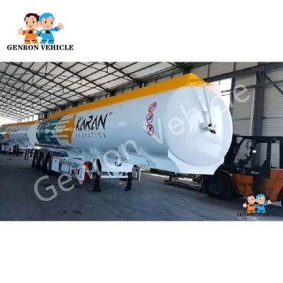 China 13 13T-Assen van de Ovale Diesel Tanker Semi meters Aanhangwagen Te koop