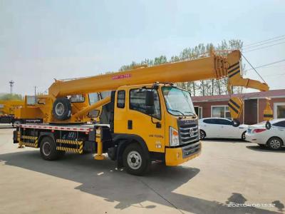 Cina Piccole 10 tonnellate della costruzione del camion del rimorchio di gru mobile idraulica 80km/H del camion in vendita