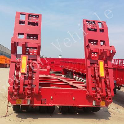 中国 140トンの頑丈な4つの行は低速が半トレーラ トラックを寝かせる8つの車軸XE1250掘削機を運ぶ 販売のため