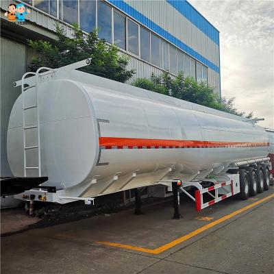 China 6 de Aanhangwagenoplegger van de compartimenten Vloeibare Tanker met SHACMAN-Tractor 4 Assen Te koop
