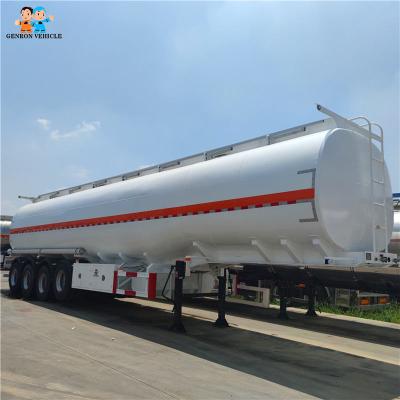 China Eixos 42000L 45000L 54000L do reboque 4 do petroleiro do combustível de óleo diesel usando-se em países de África à venda