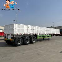 China 1 Meter Side Wall Semi Trailer For Bulk Cargos for sale