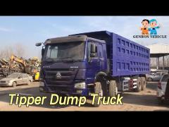 Construction Tipper Dump Truck 12 Wheels Front Lifting 420HP ZZ3317N4667A