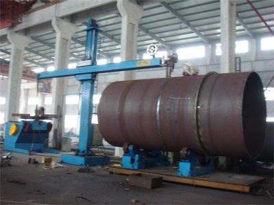 China Motorized Rotation Heavy Duty Automatic Welding Machines Manipulators With Welding Rollers for sale