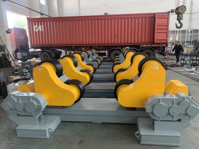中国 80T自己の一直線に並ぶ溶接の管のローラーは頑丈な5000mmのための移動にモーターを備えた 販売のため