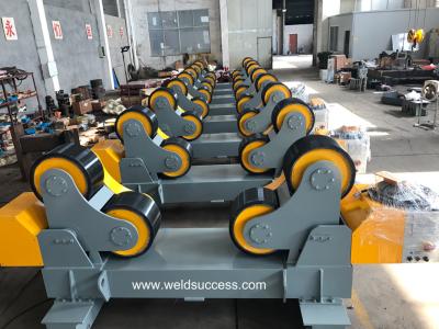 中国 80T自己の一直線に並ぶ溶接の管のローラーは頑丈な5000mmのための移動にモーターを備えた 販売のため