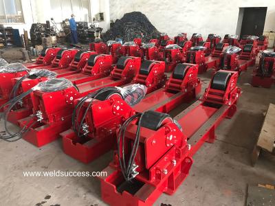 China 40T passte herauf das Schweißen des hydraulischen Rotators für Rohr-Kolben-Schweißen zu verkaufen