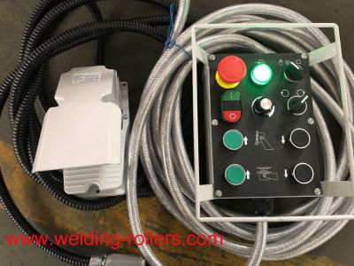 China 2000kg Automatic Pipe Welding Positioner Turntable With Hand Control Box And Foot Pedal for sale