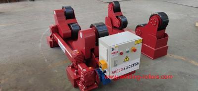 中国 ボルト調整自動調心溶接パイプ ローラー 30 トン頑丈なパイプ ローラー スタンド 販売のため