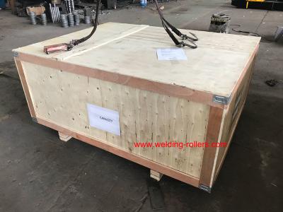 中国 ボルト調整自動調心溶接パイプ ローラー 30 トン頑丈なパイプ ローラー スタンド 販売のため