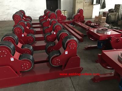 中国 ボルト調整自動調心溶接パイプ ローラー 30 トン頑丈なパイプ ローラー スタンド 販売のため