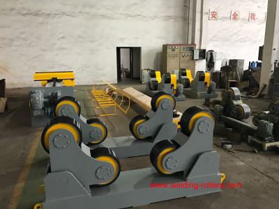 中国 50 トンのフット ペダルが付いている自動整列パイプ溶接回転子のローラー 販売のため