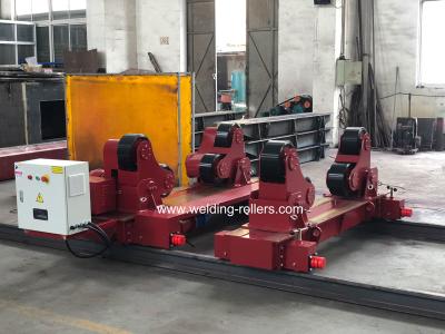 China Uno mismo de los rodillos del tubo de la soldadura de 150 toneladas que se alinea con el control manual inalámbrico en venta