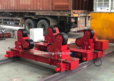 China Uno mismo de los rodillos del tubo de la soldadura de 150 toneladas que se alinea con el control manual inalámbrico en venta
