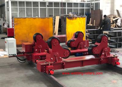 China Uno mismo de los rodillos del tubo de la soldadura de 150 toneladas que se alinea con el control manual inalámbrico en venta