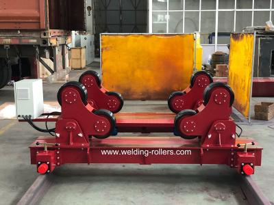 China Uno mismo de los rodillos del tubo de la soldadura de 150 toneladas que se alinea con el control manual inalámbrico en venta