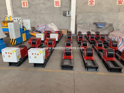 China 30T laspijprotator voor pijpuiteinde conventioneel met PU met boutafstelling Te koop