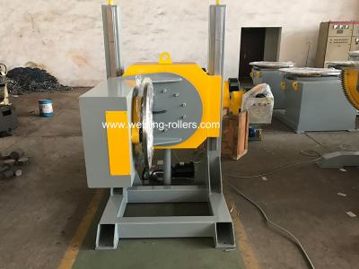 China 3 Ton L-Shape Welding Turning Positioner With Hand Control Box for sale