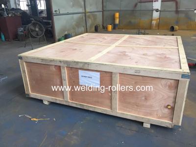 China Mesa giratoria de soldadura horizontal de 100 toneladas con caja de control manual giratoria con 3KW en venta