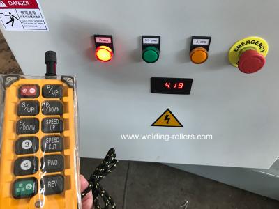 China Hydraulic Lifting Pipe Turning Welding Positioner 5 Ton Automatic Lift With 3 Jaws Chuck for sale