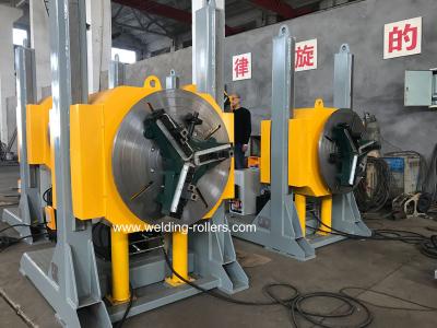China Hydraulic Lifting Pipe Turning Welding Positioner 5 Ton Automatic Lift With 3 Jaws Chuck for sale