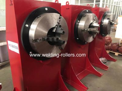 중국 H 유형 회전하는 용접 포지셔너 발 페달 통제를 가진 3 톤 맨 위 심압대 판매용