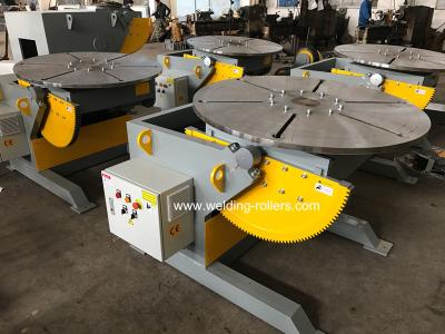 China Posicionador de soldadura rotatorio automático de 2 toneladas con ángulo de inclinación de 0 ~ 90 grados en venta