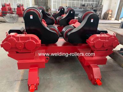 China Tanque autocompensador de 40 toneladas, rolo de solda de tubo giratório para torre eólica 2*1,5 KW à venda