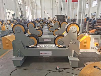China 80-Tonnen-Tank, der selbstausrichtende Rohrschweißwalze 2*2,2 kW für Windturm dreht zu verkaufen