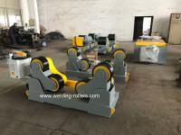 China Self Aligning Pipe Welding Rollers 10 Ton Stands For Wind Tower for sale