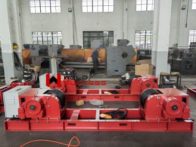 China Rodas de PU 30 toneladas rotador de soldagem convencional para ajuste de parafuso à venda