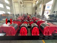 China 100 Ton Welding Pipe Rollers Bolt Adjustment for sale