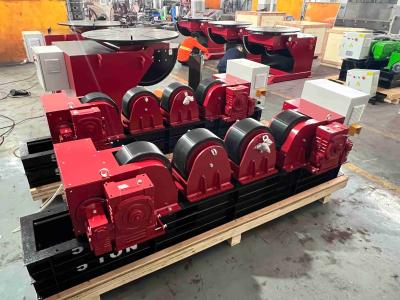 China Rolos de giro de tuberías de ajuste de tornillo de 5 toneladas, rotador de soldadura de tuberías convencional de 5 toneladas en venta