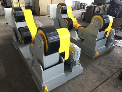 China Gelber des Farbschweißens-Pfeifenständer-, Wind-20T Turm und Öl-Rohr-Schweißens-Rollen zu verkaufen