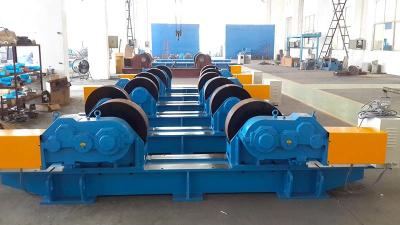 China Lead Screw Adjustable Pipe Supports , Rubber Material Roller Pipe Stands Welding Rollers for sale