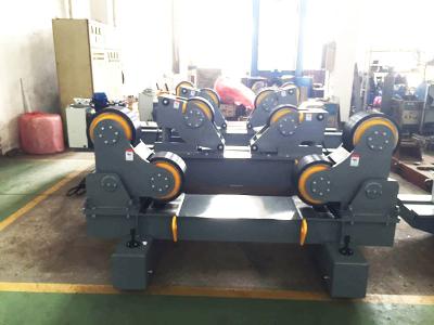 China Rodillos hidráulicos de la tubería de acero del rotor de la soldadura del uno mismo que alinean movible para la soldadura de los tanques en venta