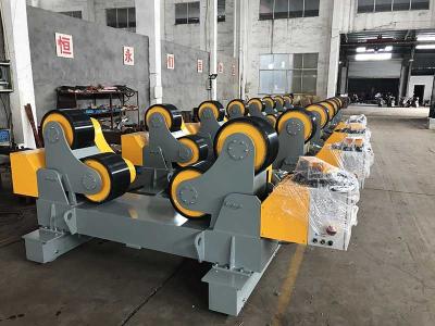 중국 대량 30T 각자 맞추는 압력 용기는 두 배 모터/PU 바퀴를 가진 도는 Rolls를 배관합니다 판매용